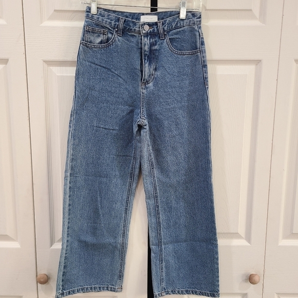 OAK + FORT | Jeans | Oak Fort Size 26 Jeans Wide Leg High Waist Blue ...